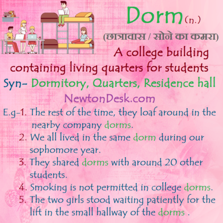 dormitory meaning Archives